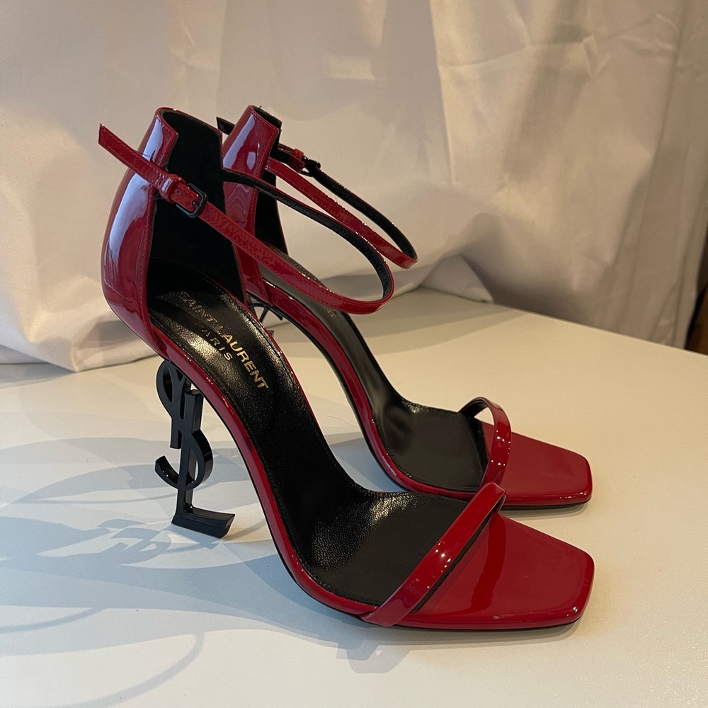 Ysl Red Opyum Heels Gem